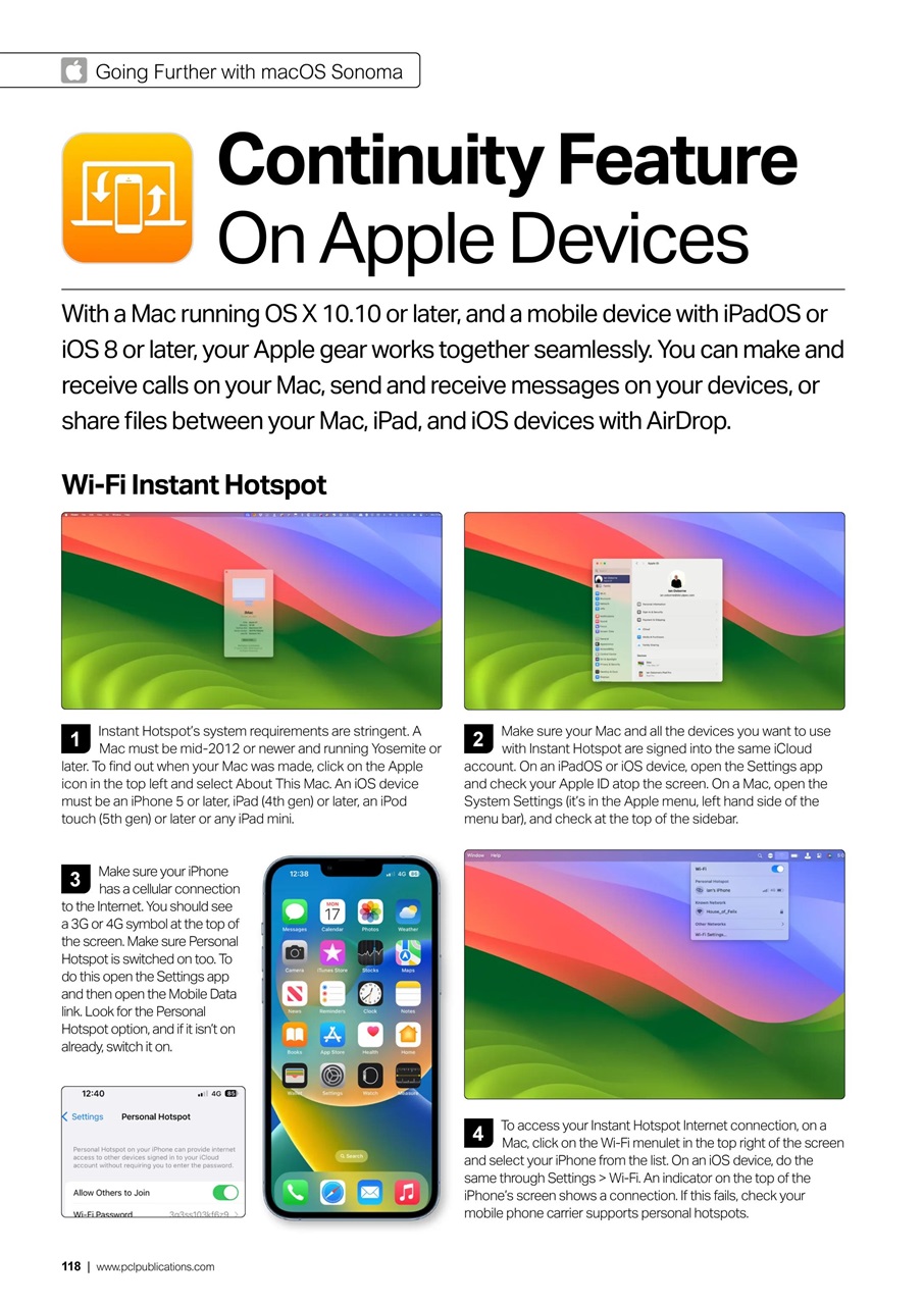 Mac + MacBook User - Mac & macOS Sonoma Complete Manual Special Issue