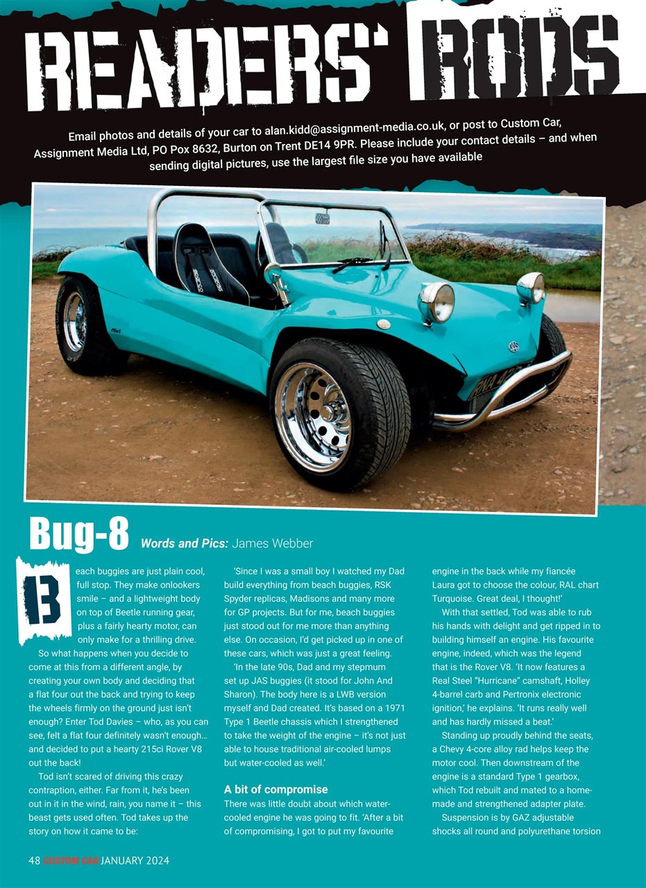 Custom Car Magazine - January 2024 Subscriptions | Pocketmags