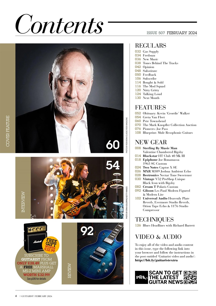 Guitarist Magazine - February 2024 Subscriptions | Pocketmags
