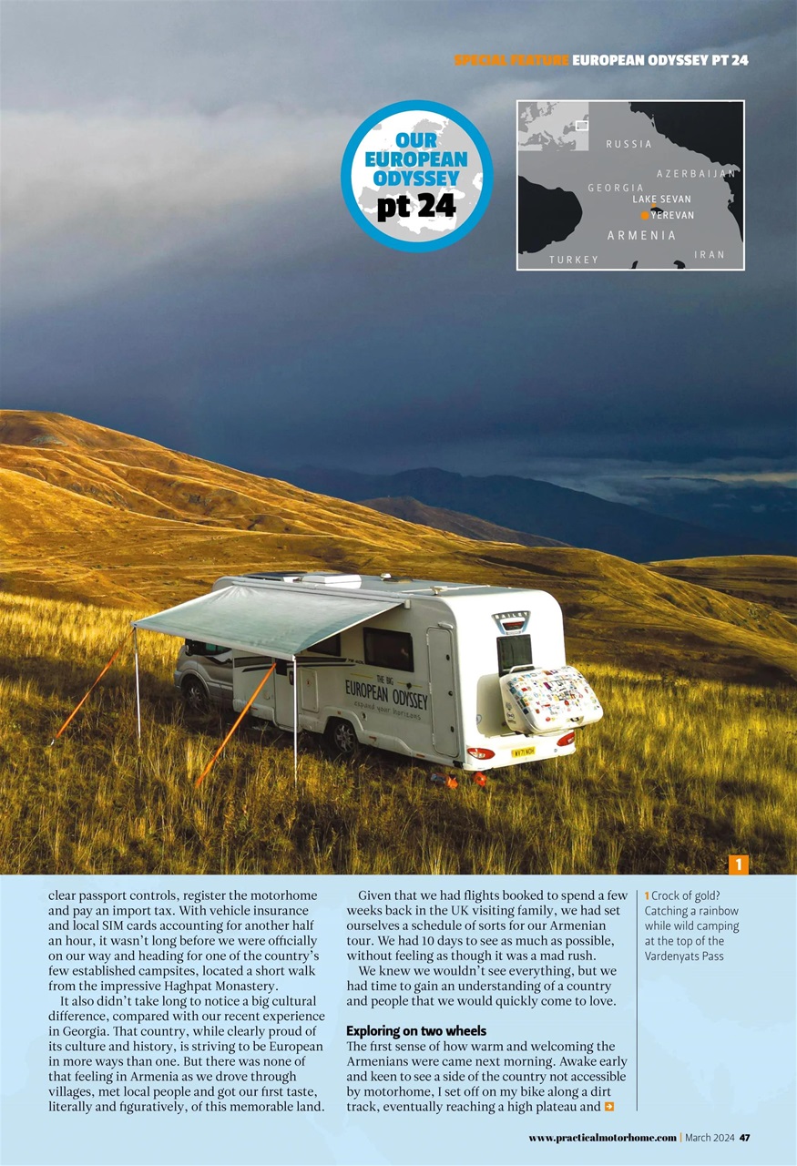 Practical Motorhome Magazine - March 2024 Subscriptions | Pocketmags