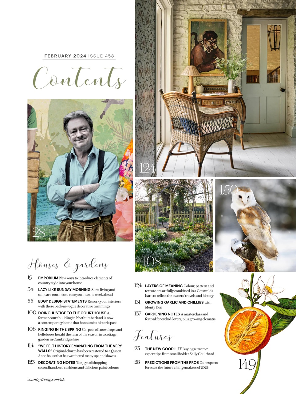 Country Living Magazine - Feb-24 Subscriptions | Pocketmags