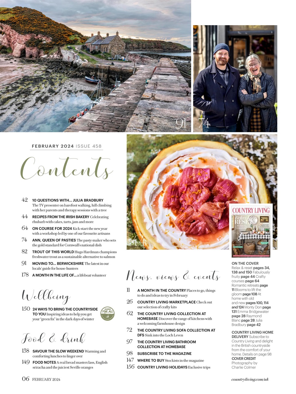 Country Living Magazine - Feb-24 Subscriptions | Pocketmags