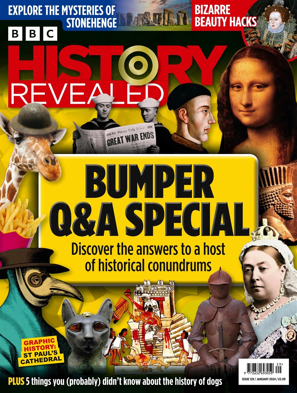 BBC History Revealed Magazine Subscriptions and January 2024 Issue