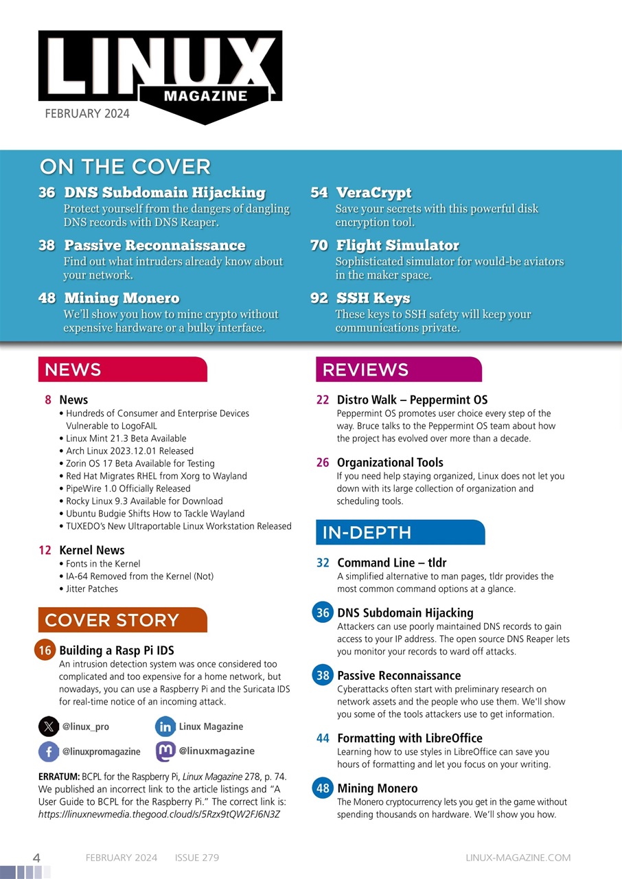 Linux Magazine - February 2024 Edición anterior