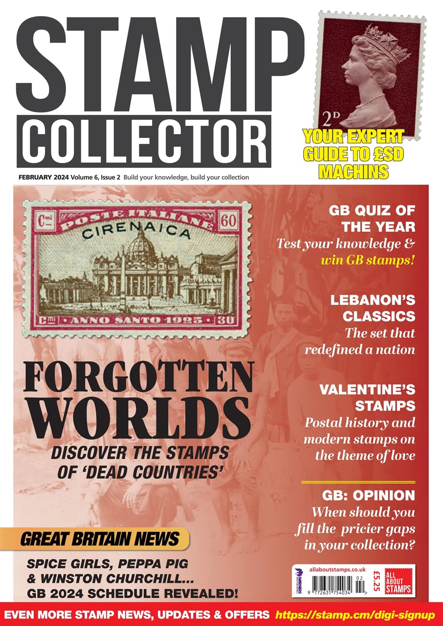 Stamp Collector Magazine - February 2024 Subscriptions | Pocketmags