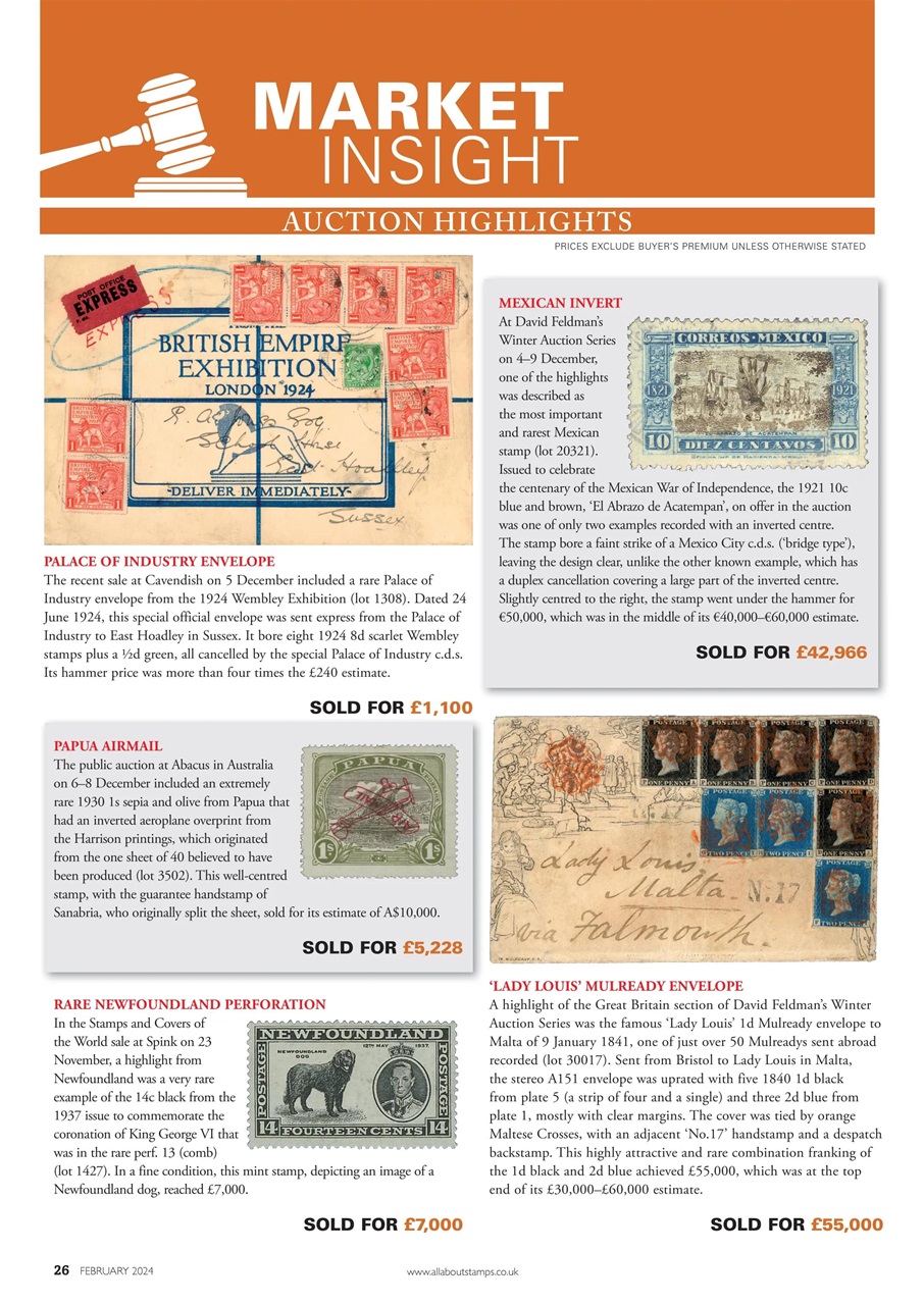 Stamp Collector Magazine - February 2024 Subscriptions | Pocketmags