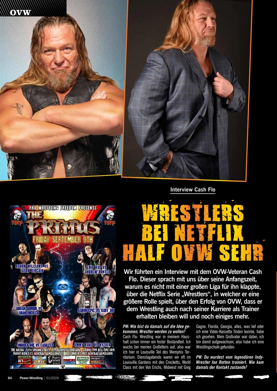 Power-Wrestling Magazine - 01/2024 Back Issue