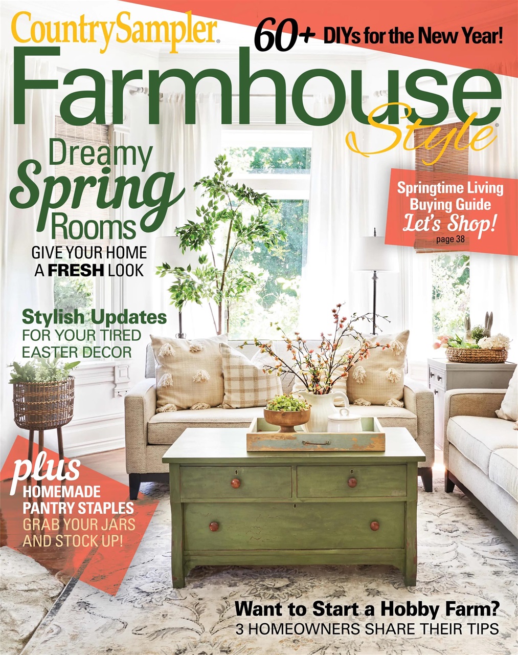 Farmhouse Style Magazine Subscriptions and Spring 2024 Issue | Pocketmags