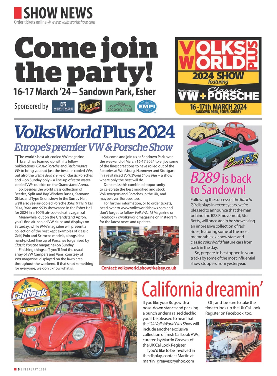Volksworld Magazine - Feb-24 Subscriptions | Pocketmags