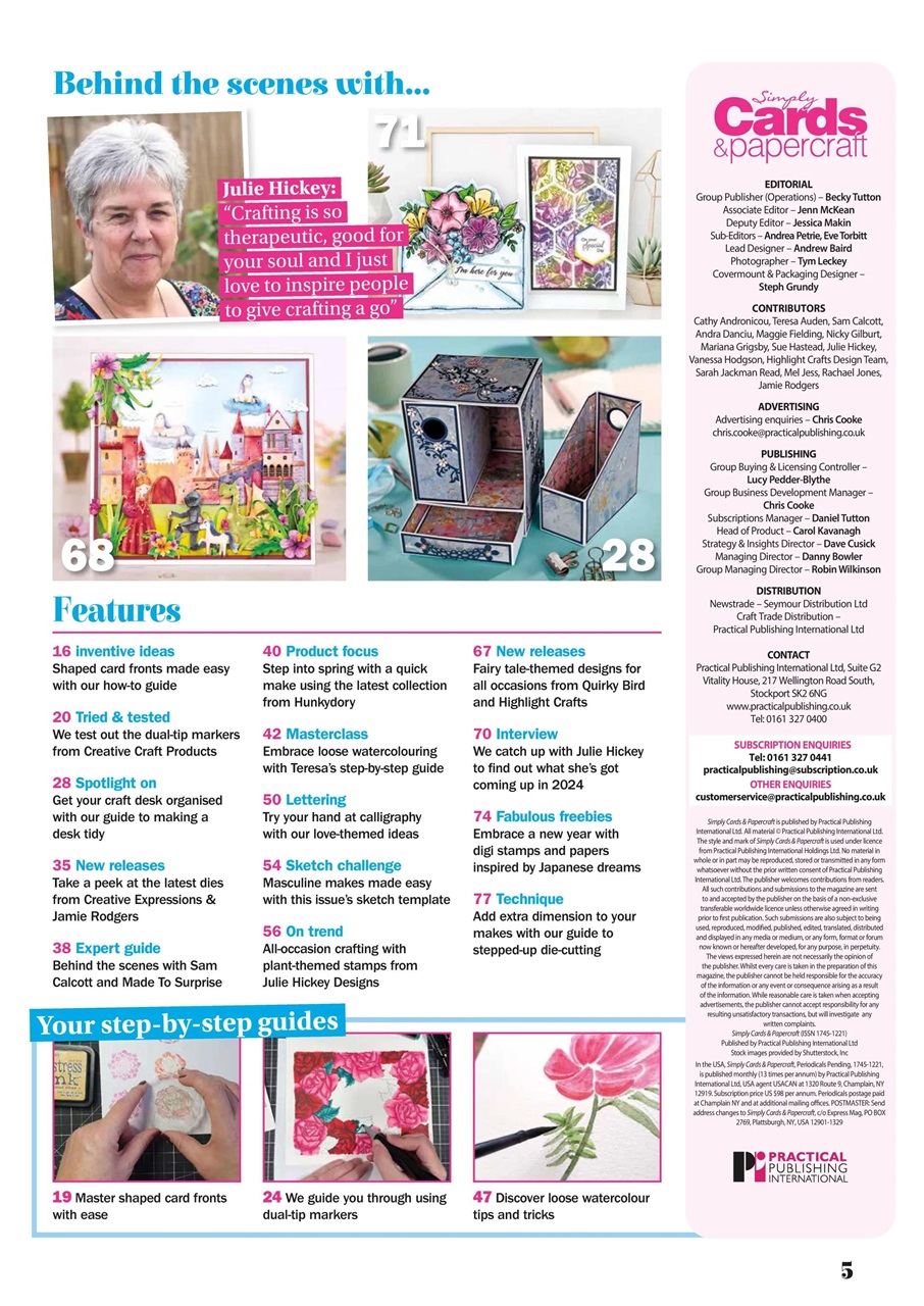 Simply Cards & Papercraft Magazine - Issue 253 Subscriptions | Pocketmags