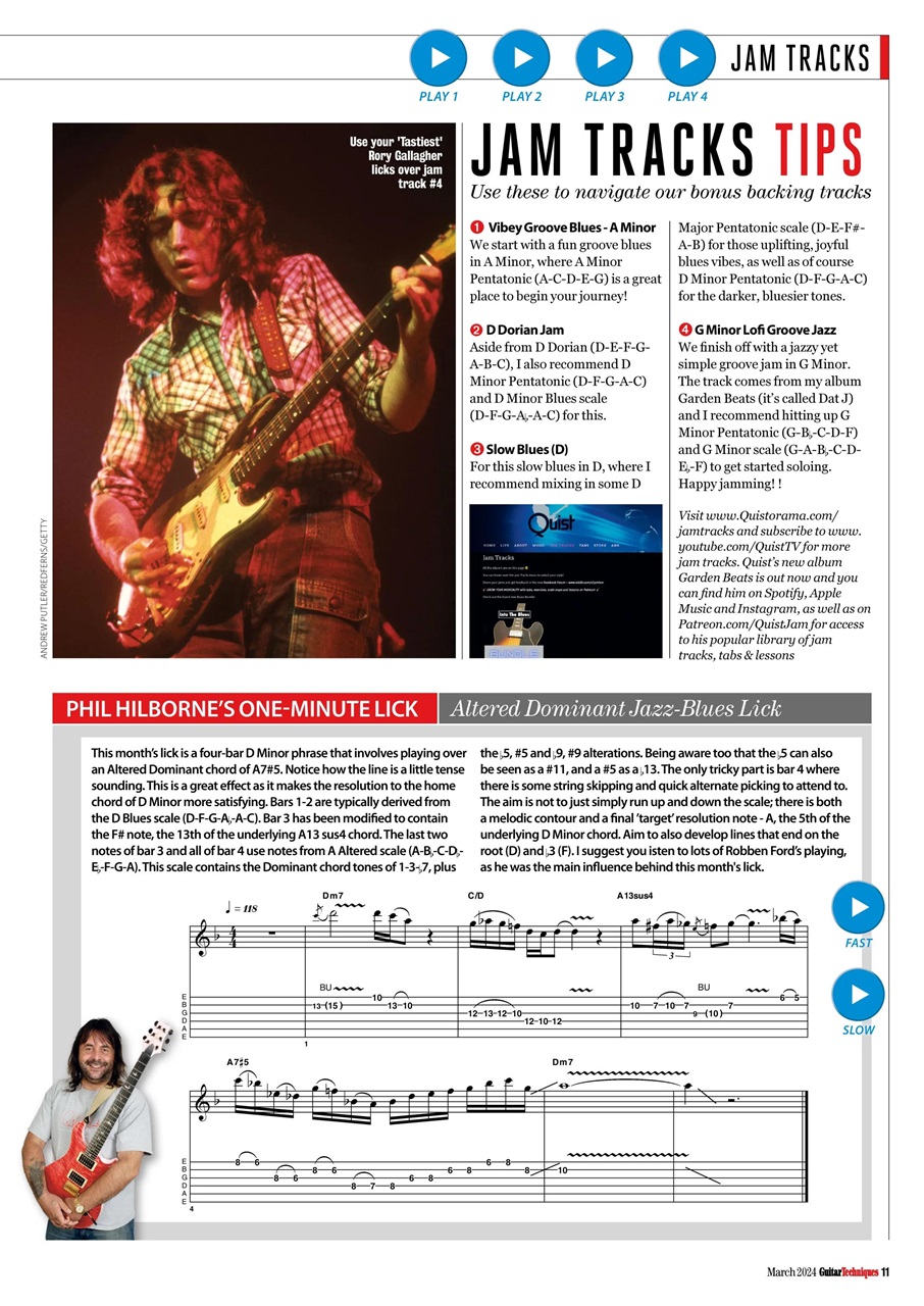 Guitar Techniques Magazine - March 2024 Subscriptions | Pocketmags