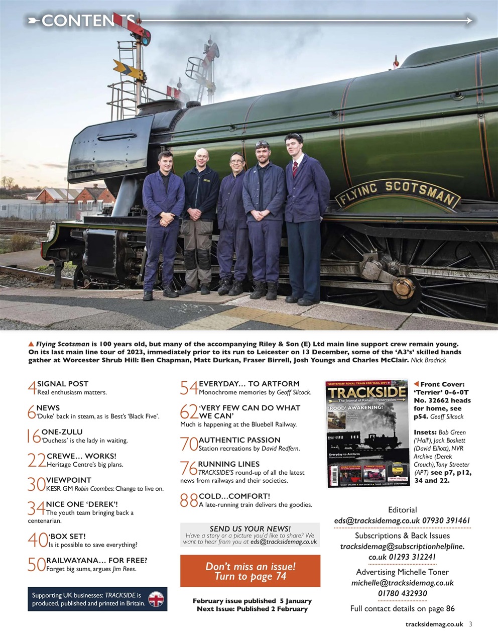Trackside Magazine - February 2024 Subscriptions | Pocketmags