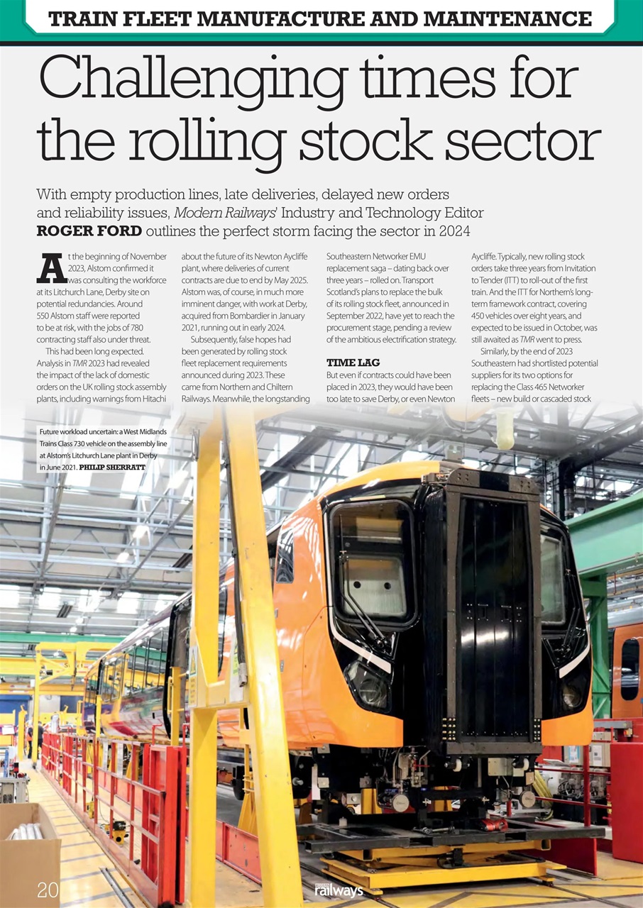 Modern Railways Magazine - Modern Railways Review 2024 Special Issue