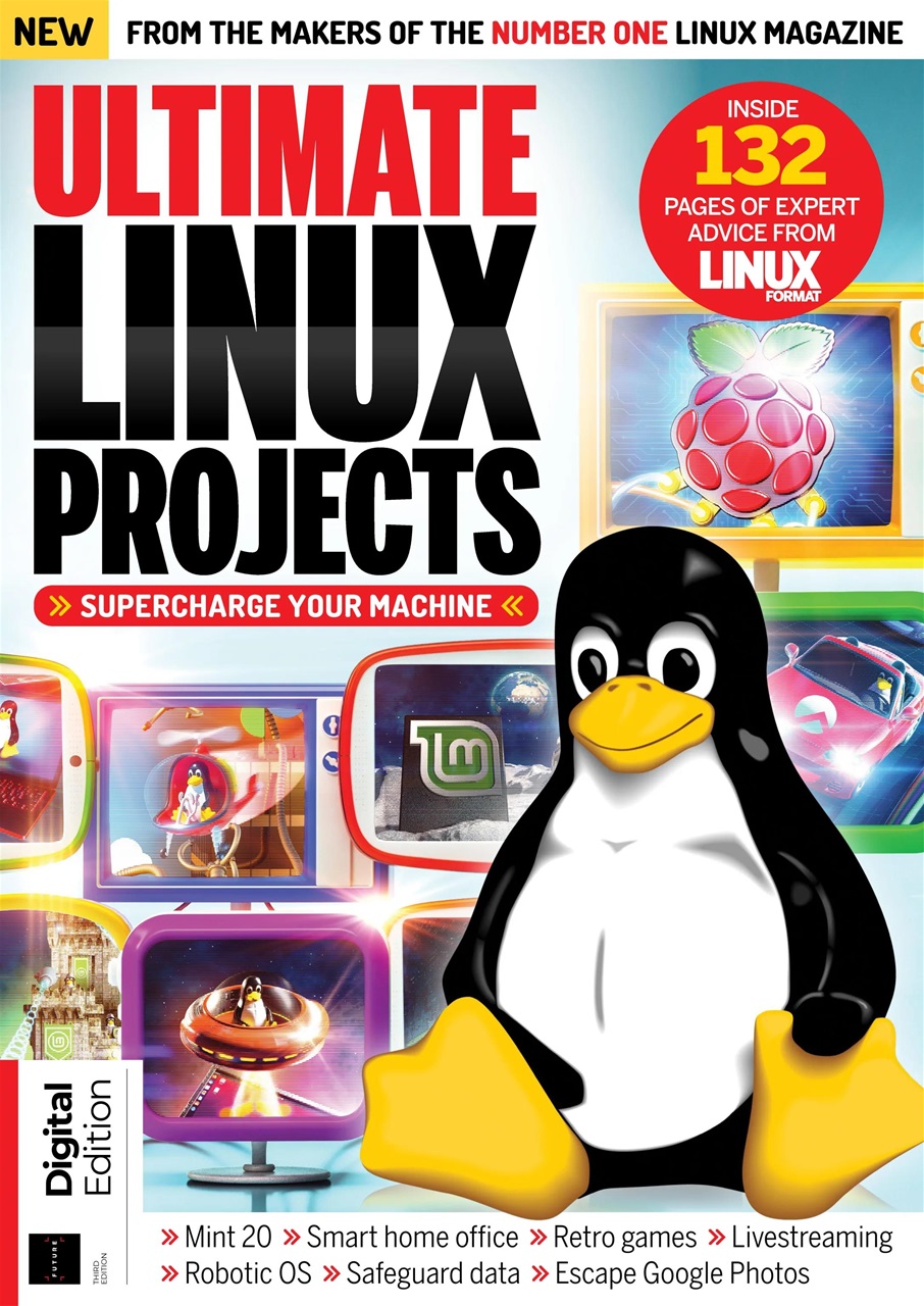 Technology Bookazine - Ultimate Linux Projects Third Edition Back Issue