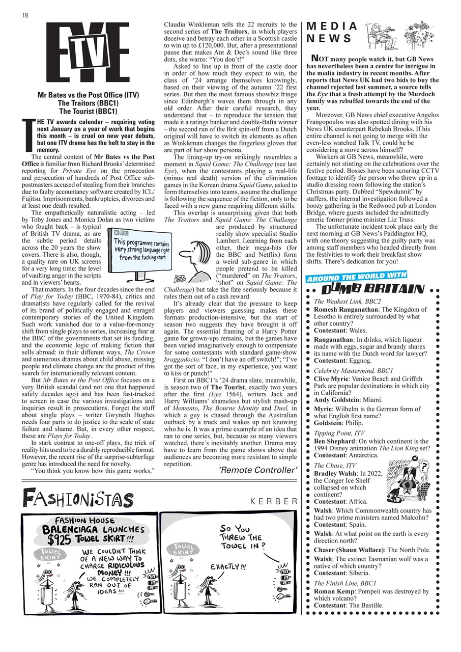 Private Eye Magazine - 1614 Back Issue