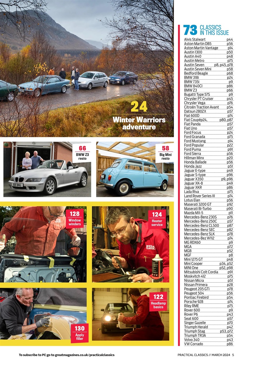 Practical Classics Magazine - Mar-24 Back Issue