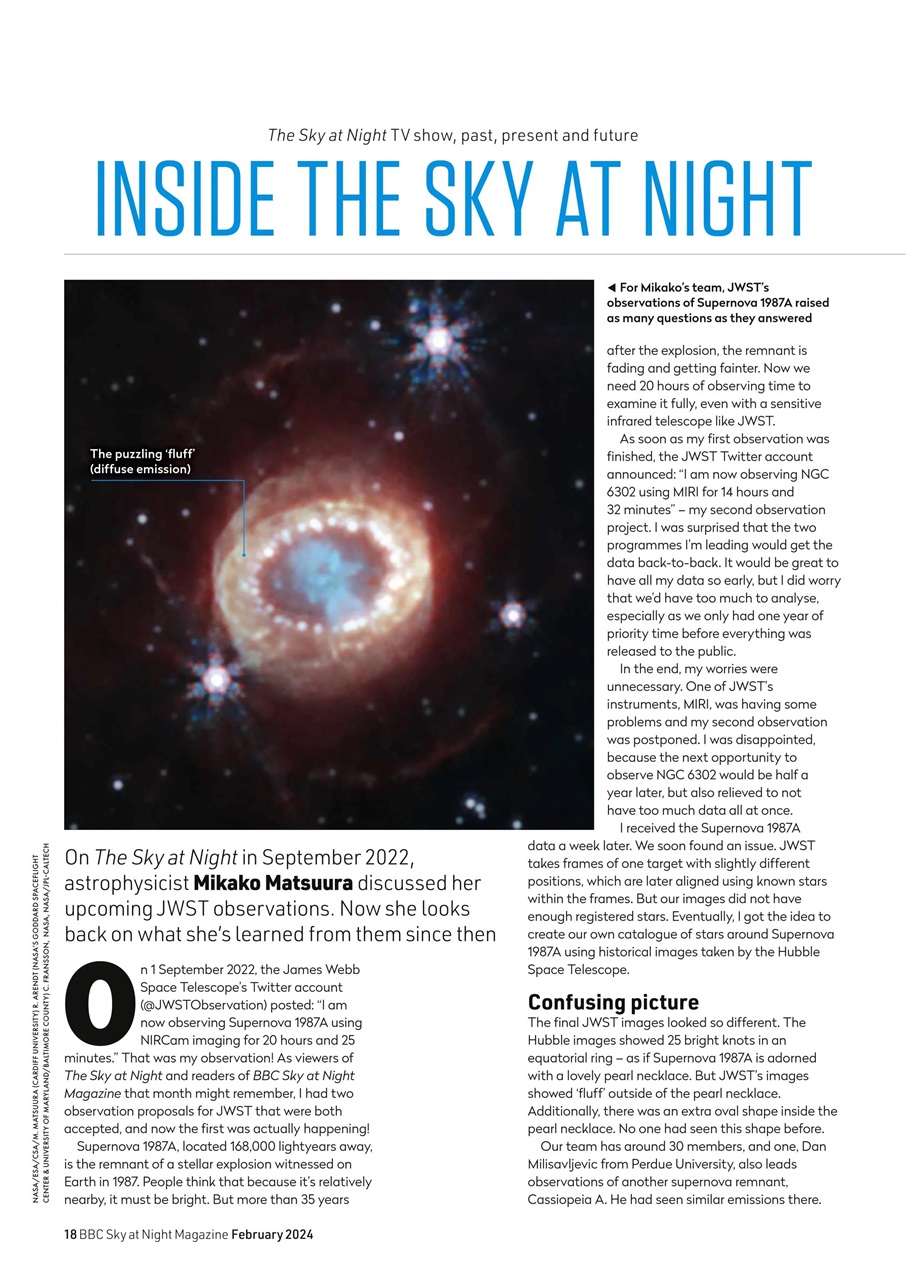 BBC Sky at Night Magazine - February 2024 Back Issue
