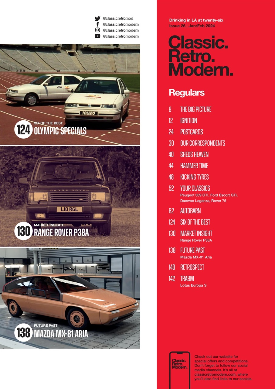 Classic.Retro.Modern. Magazine - Jan/Feb 2024 Subscriptions | Pocketmags