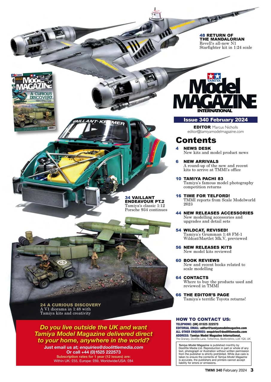 Tamiya Model Magazine - 340 Edición anterior