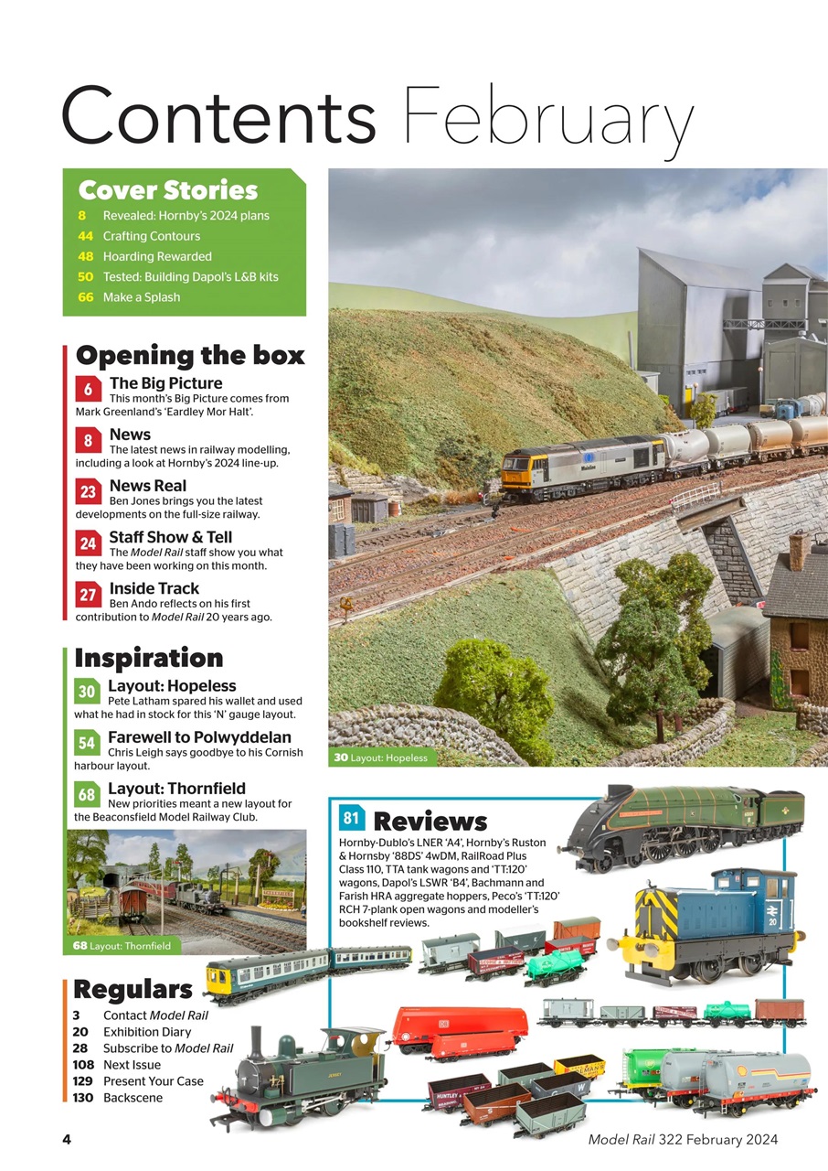 Model Rail Magazine - Feb-24 Subscriptions | Pocketmags