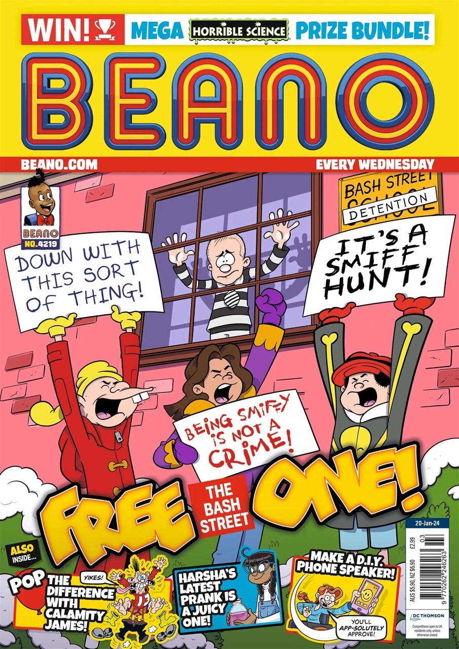 Beano Magazine 17012024 Back Issue