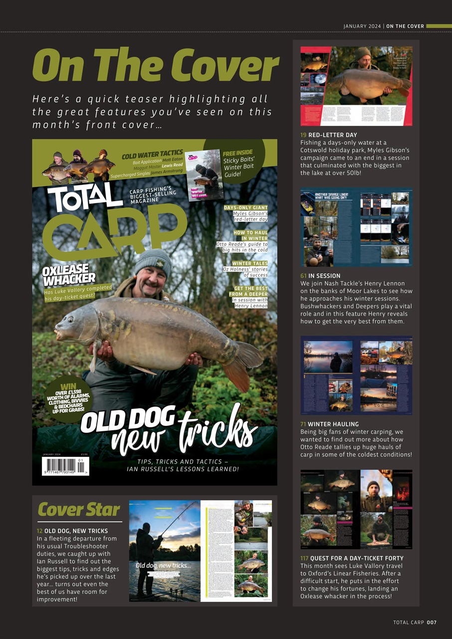 Total Carp Magazine - January 2024 Back Issue