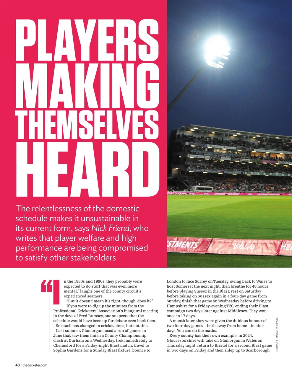 The Cricketer Magazine - February 2024 Back Issue
