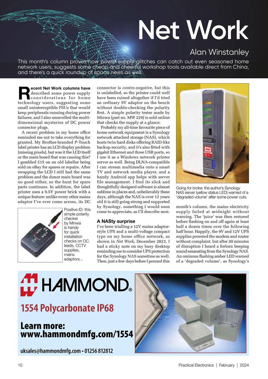 Practical Electronics Magazine - February 2024 Back Issue