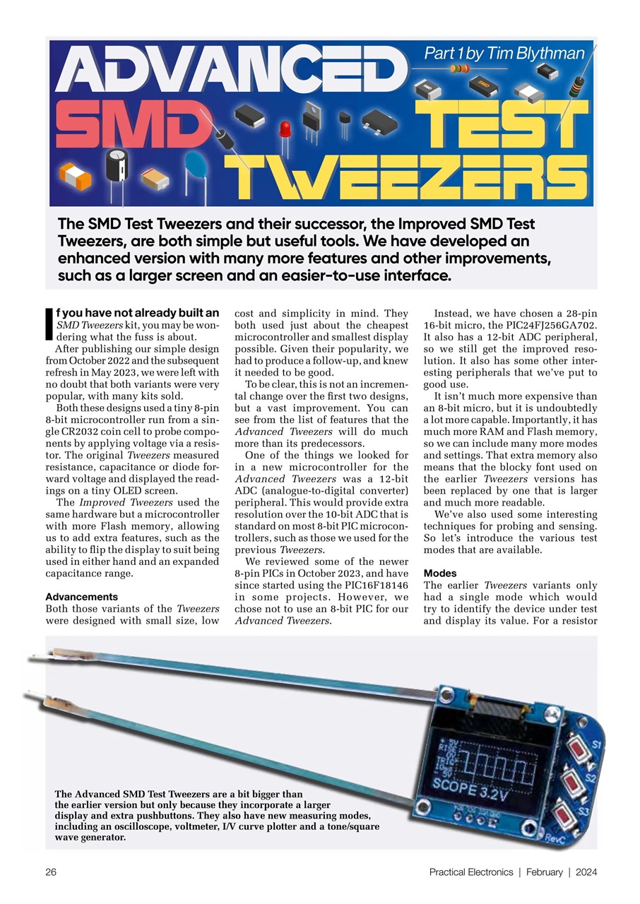 Practical Electronics Magazine - February 2024 Back Issue