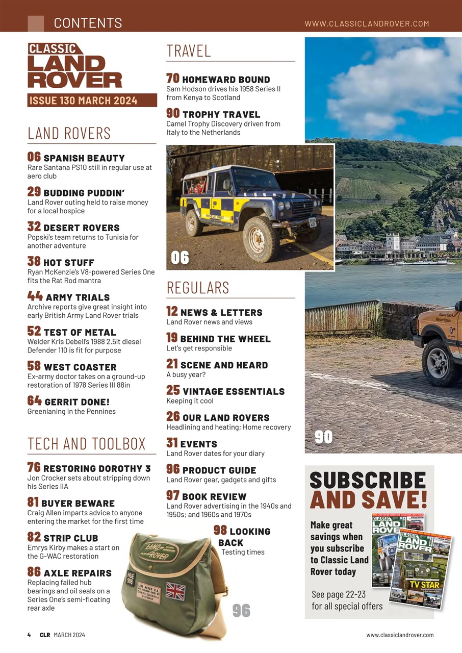 Classic Land Rover Magazine Subscriptions and March 2024 Issue | Pocketmags