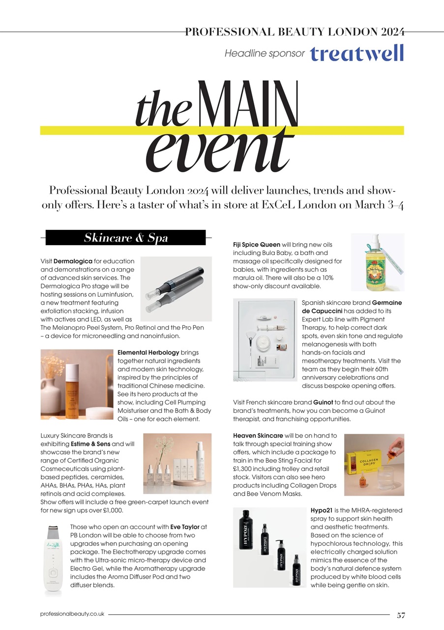 Professional Beauty Magazine - February 2024 Back Issue