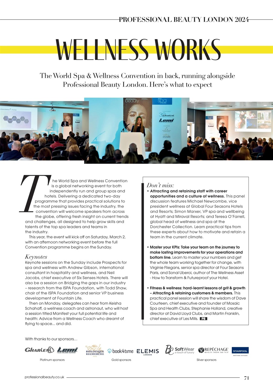 Professional Beauty Magazine - February 2024 Back Issue