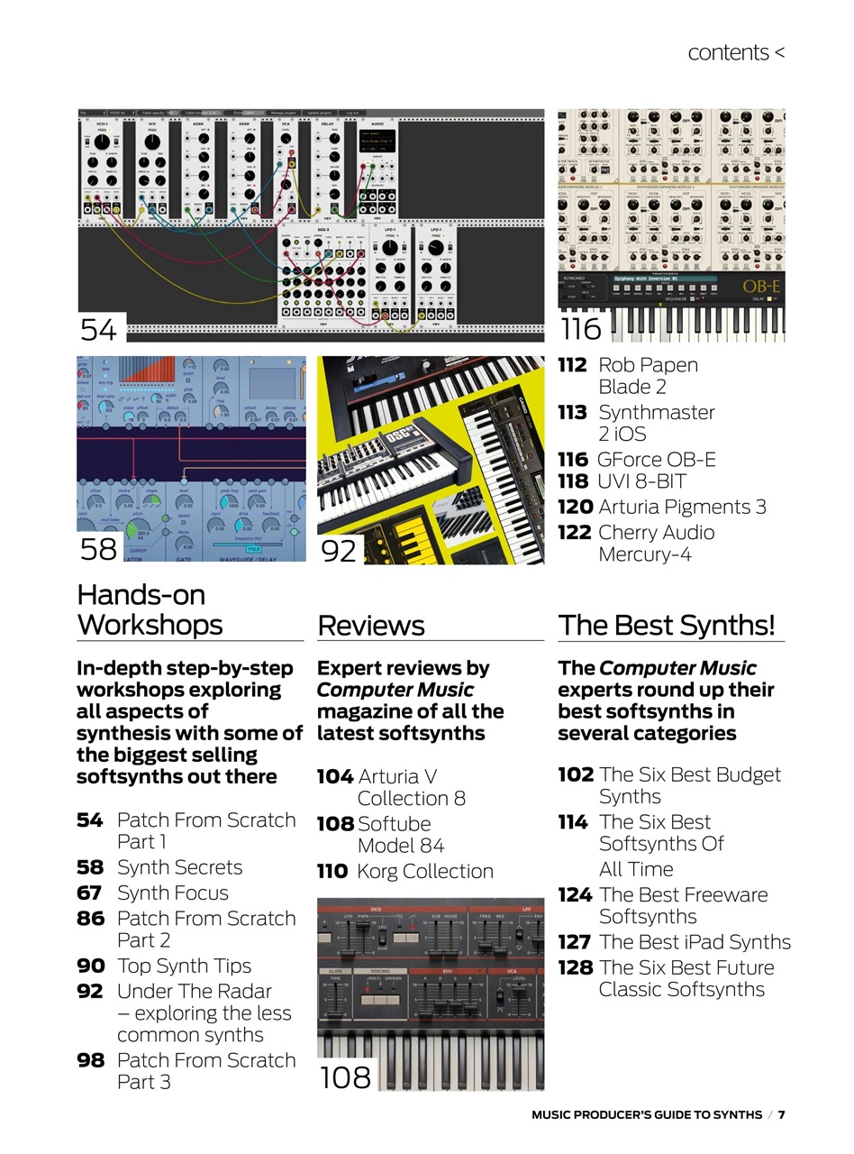 Music Magazine - Music Producer's Guide to Synths Third Edition Back Issue