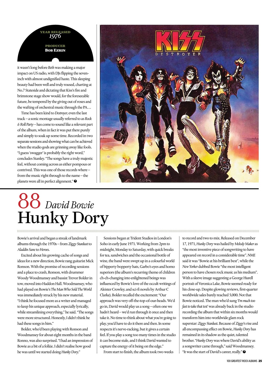 Music Magazine - 100 Greatest Classic Rock Albums Eighth Edition Back Issue