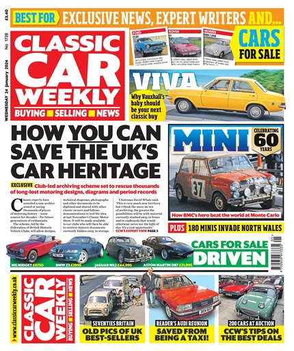 Classic Car Weekly Magazine - 24-Jan-2024 Edição anterior