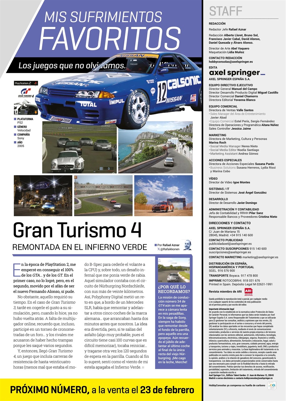 Hobby Consolas Magazine - Hobby Consolas 391 Back Issue