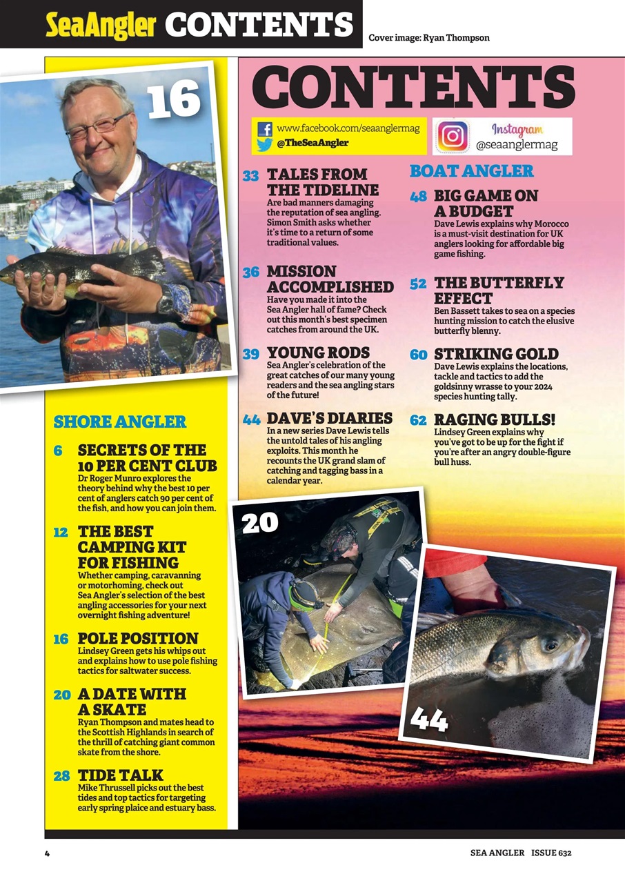 Sea Angler Magazine Suscripciones y 632 Mar-24 edición | Pocketmags