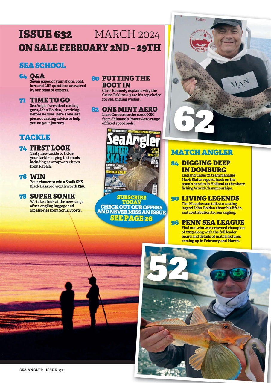 Sea Angler Magazine Suscripciones y 632 Mar-24 edición | Pocketmags