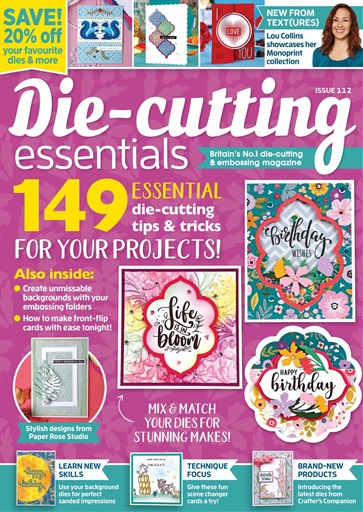 Die-Cutting Essentials Magazine - 112 Subscriptions | Pocketmags