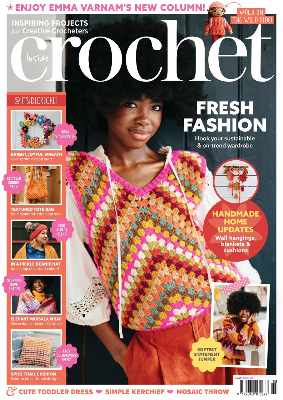 Inside Crochet Magazine Subscriptions and Issue 165 Issue | Pocketmags