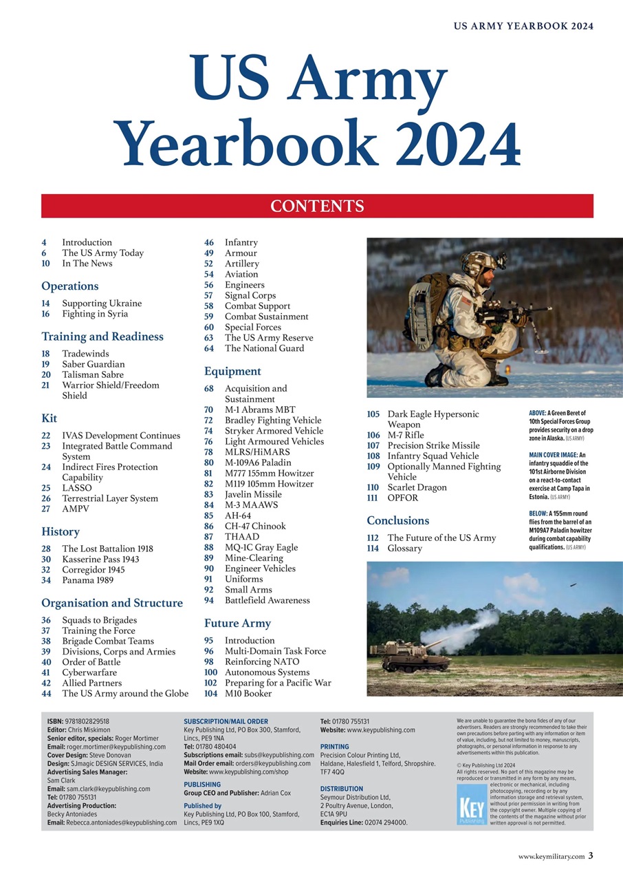 Combat Aircraft Journal Magazine - US Army Yearbook 2024 Special Issue