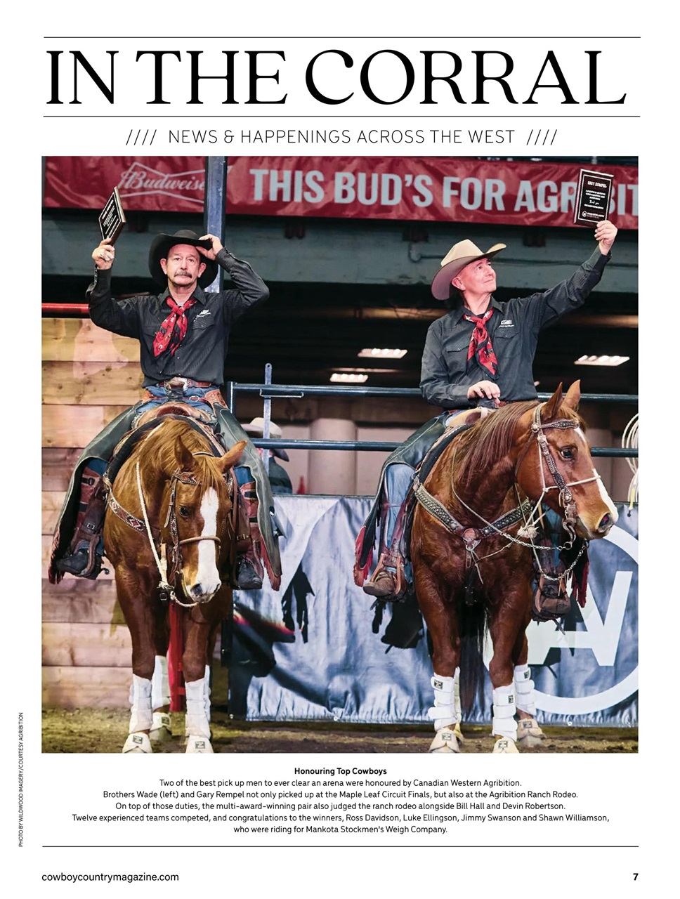Canadian Cowboy Country Magazine - February/March 2024 Zurück Ausgabe