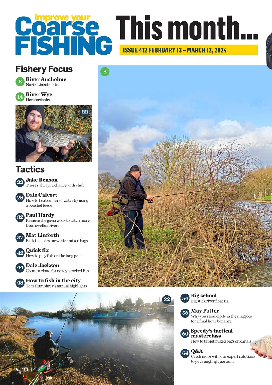 Improve Your Coarse Fishing Magazine - 412 Back Issue