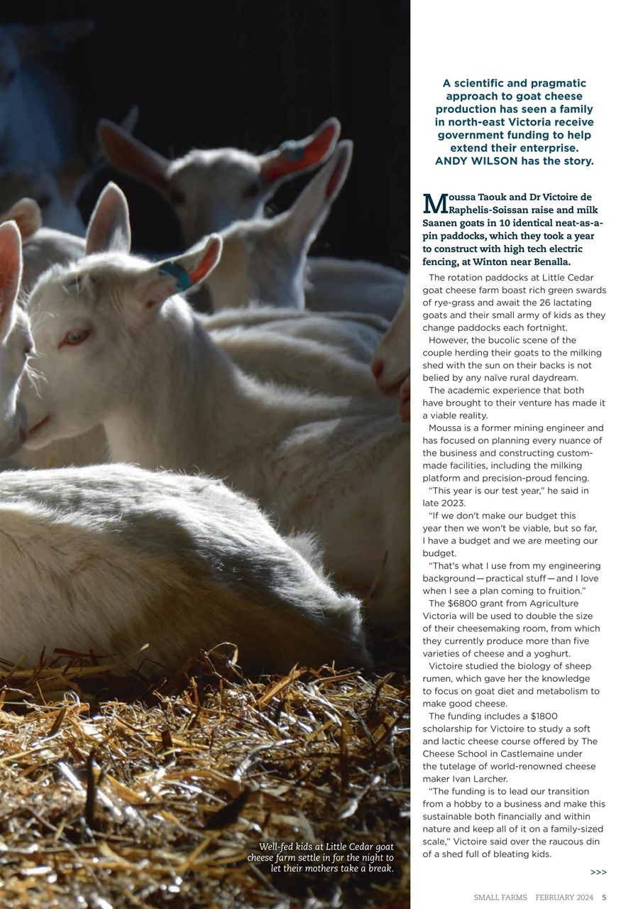 Small Farms Magazine - Feb 2024 Back Issue