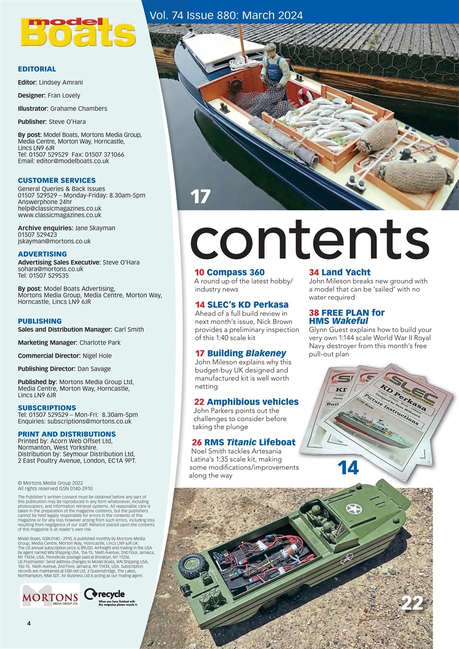 Model Boats Magazine Subscriptions and March 2024 Issue | Pocketmags