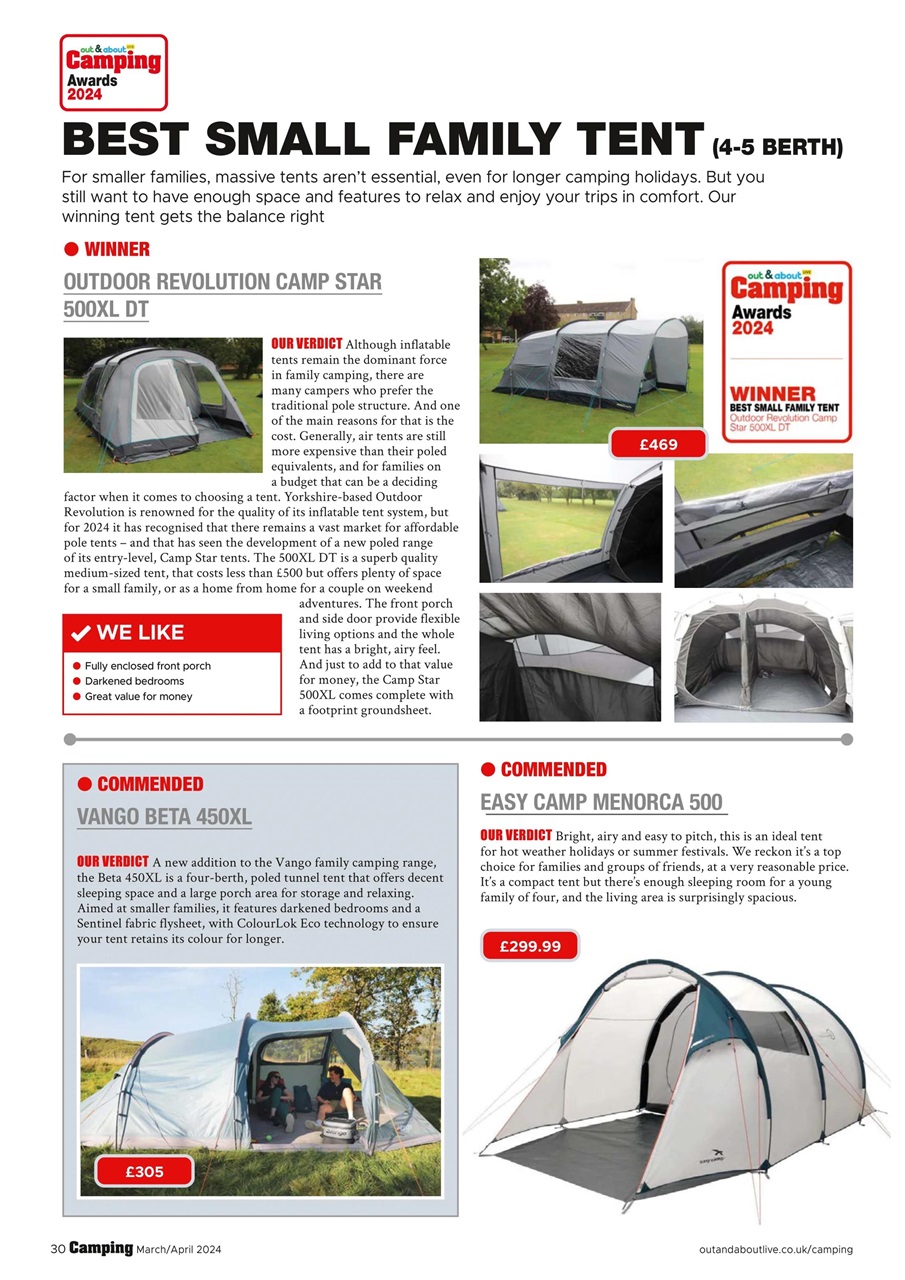 Camping Magazine Subscriptions and March/April - Awards special Issue ...