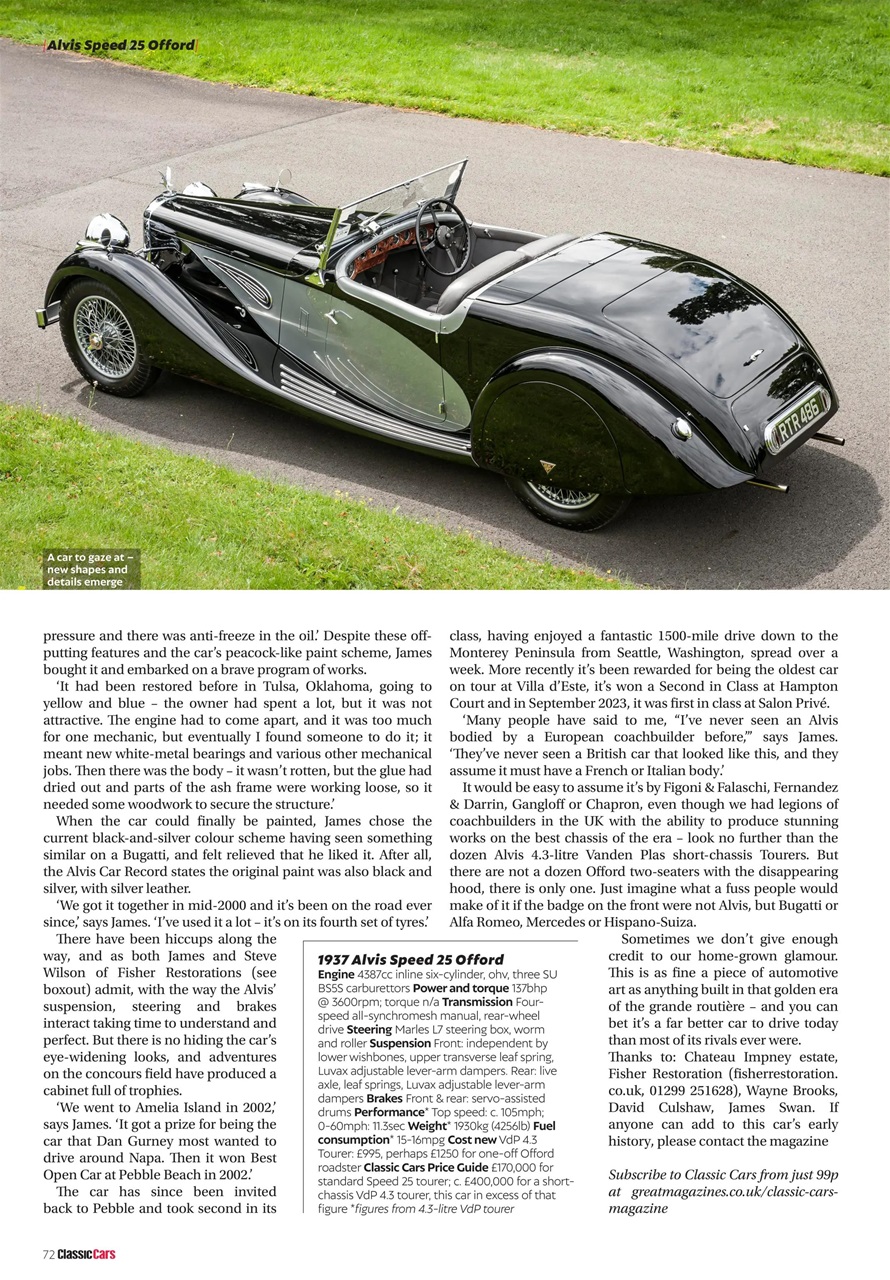 Classic Cars Magazine Subscriptions and Apr-24 Issue | Pocketmags