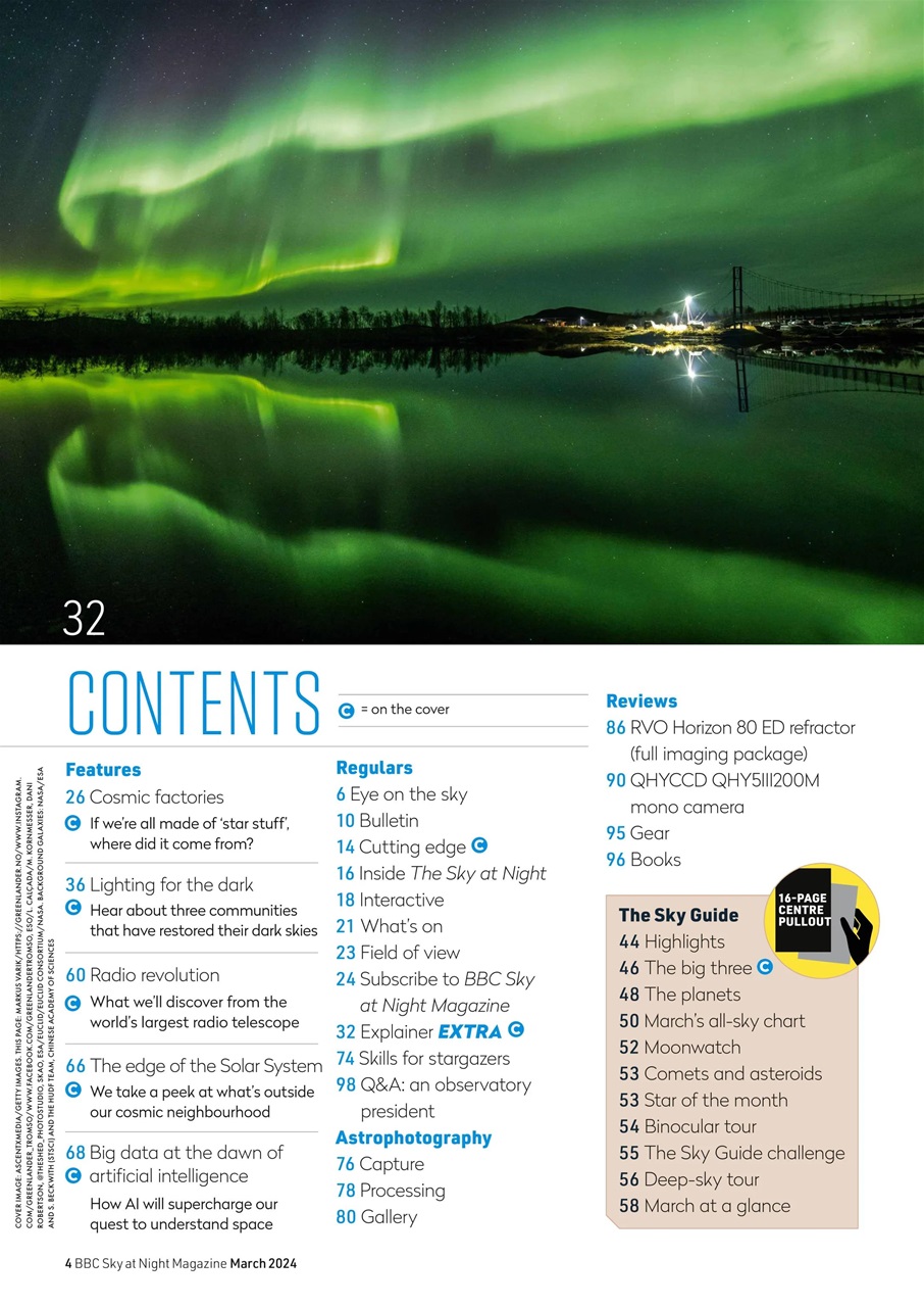 BBC Sky at Night Magazine Subscriptions and March 2024 Issue | Pocketmags
