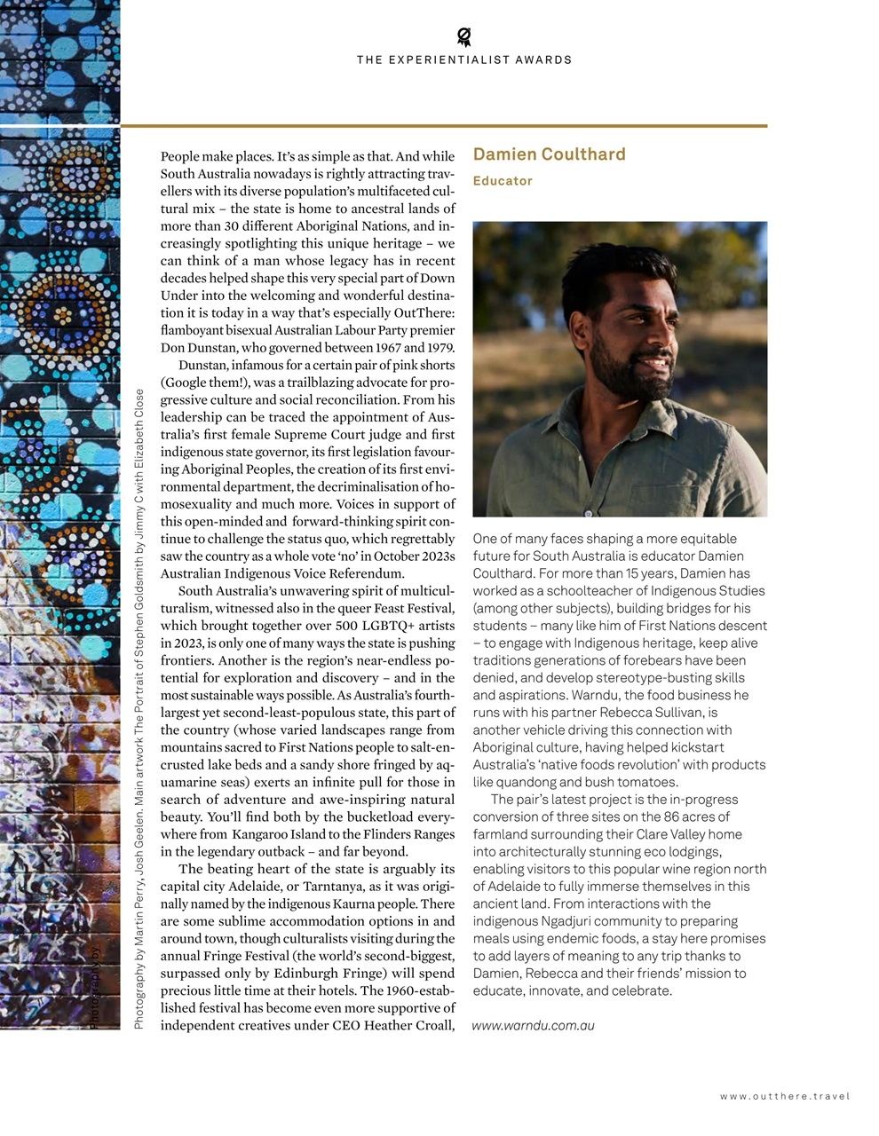 OutThere Magazine Subscriptions and #24 The Experientialist Awards ...