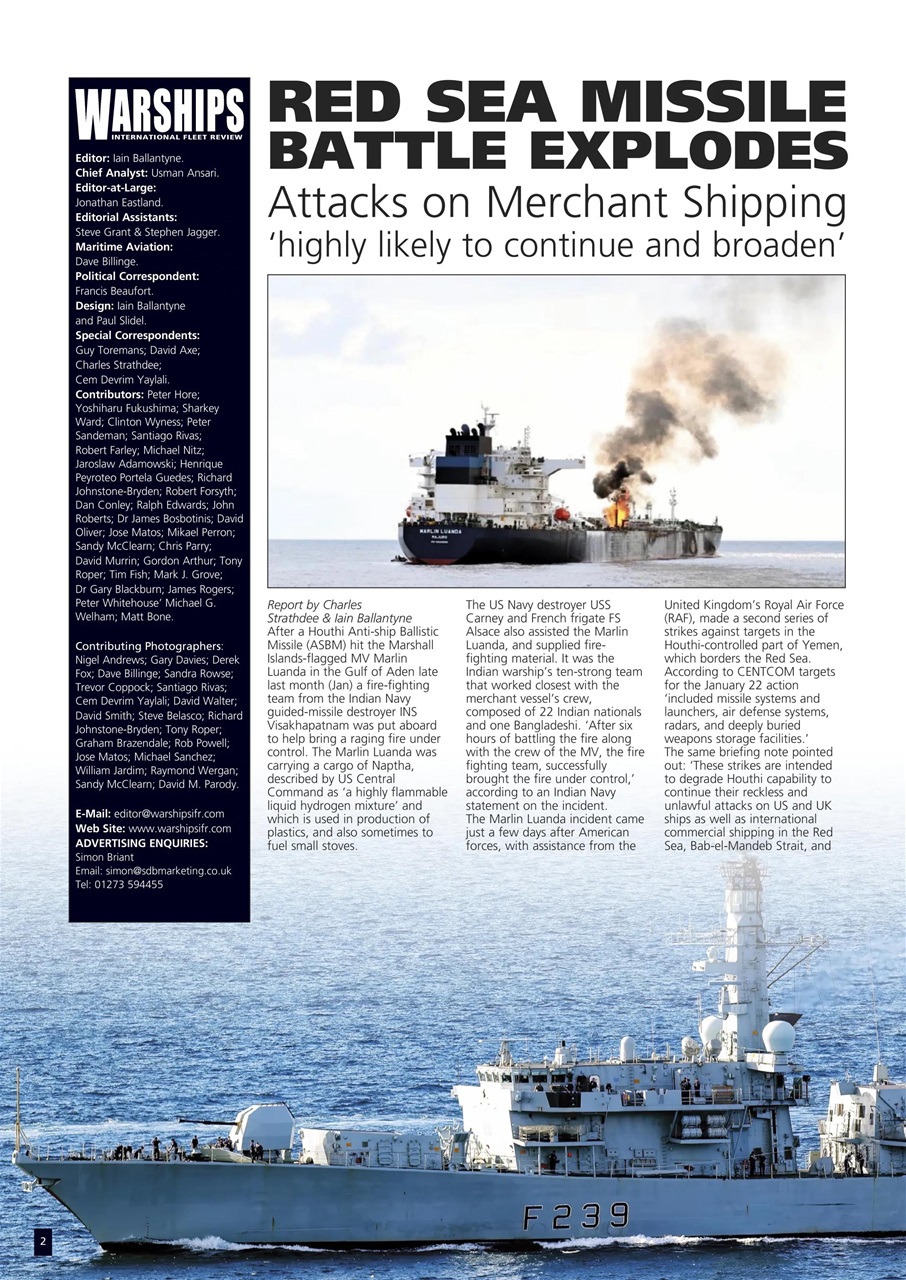 Warships International Fleet Review Magazine Subscriptions and March ...